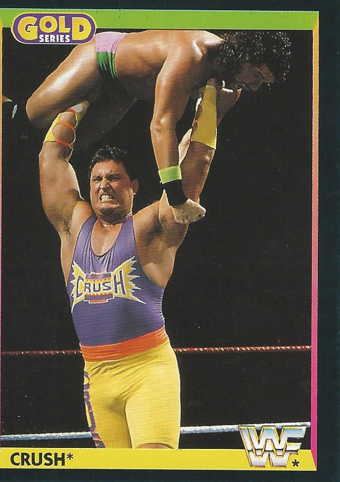 WWF Merlin Gold Series 1 1992 Trading Cards Crush No.25 – Wrestling Cards Worldwide