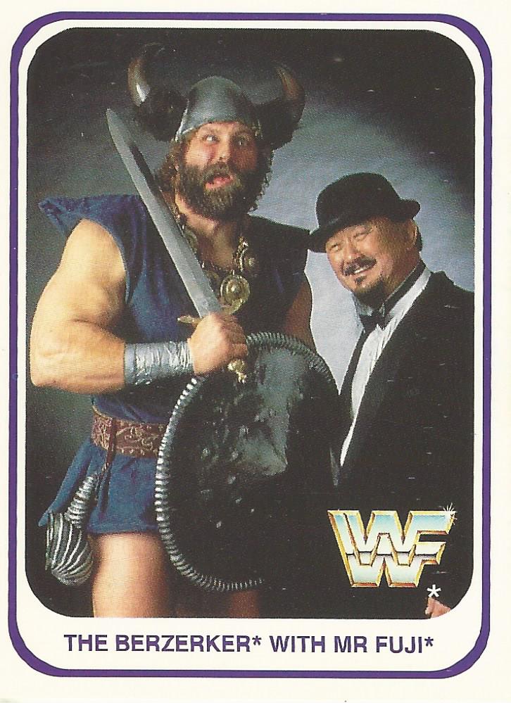 WWF Merlin 1991 Trading Cards Berzerker No.106 – Wrestling Cards Worldwide