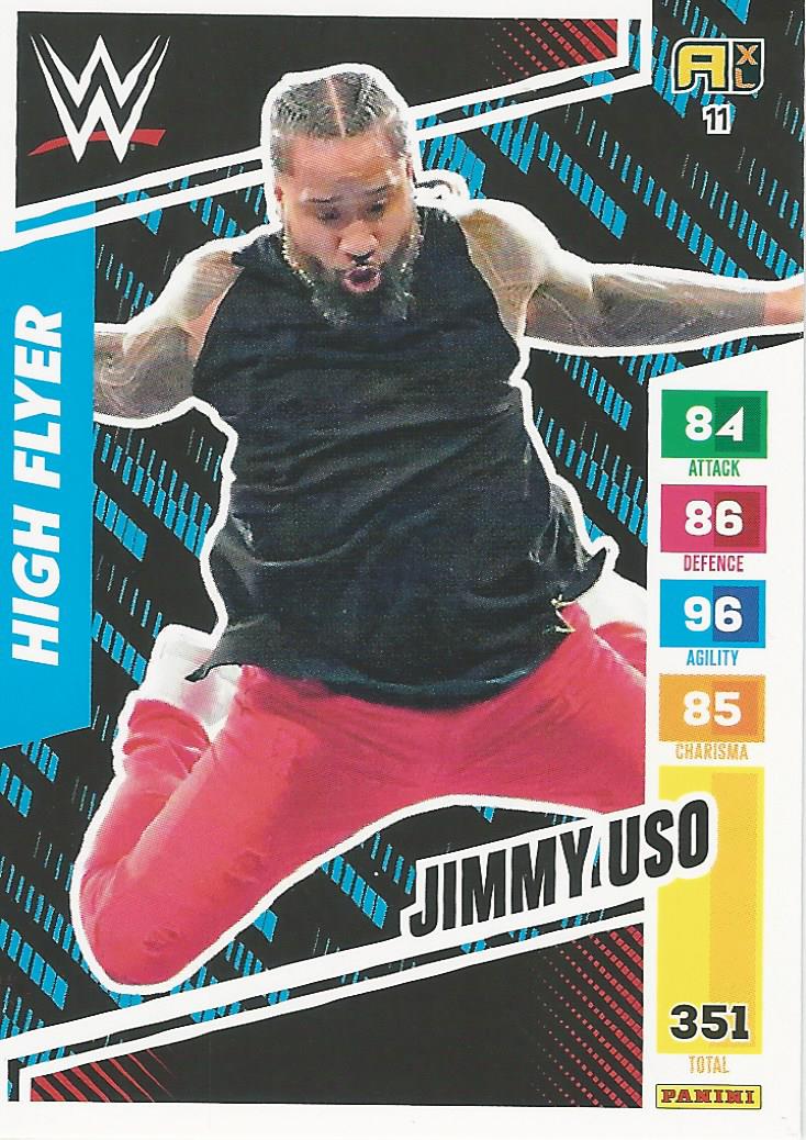 WWE Panini XL Adrenalyn 2024 Trading Cards Jimmy Uso No.11 – Wrestling ...