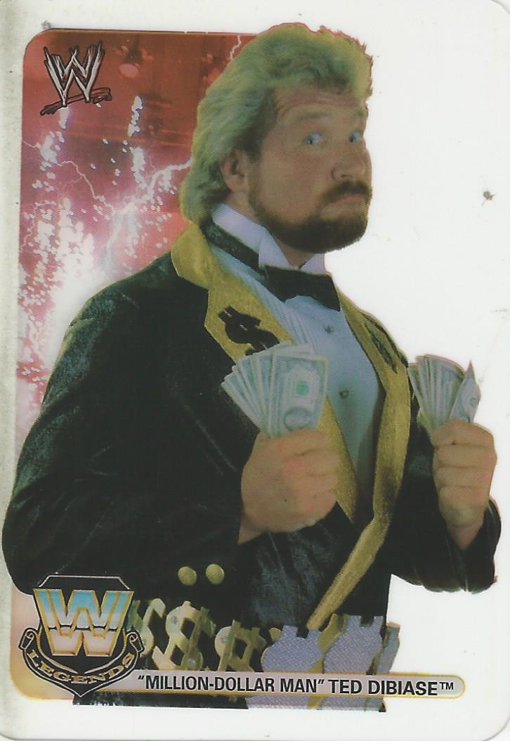 WWE Edibas Lamincards 2008 Million Dollar Man Ted Dibiase No.126 ...