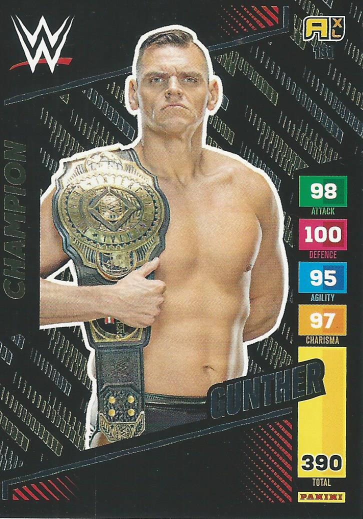 WWE Panini XL Adrenalyn 2024 Trading Cards Gunther No.131 – Wrestling ...