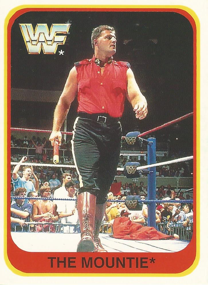 WWF Merlin 1991 Trading Cards The Mountie No.28 – Wrestling Cards Worldwide