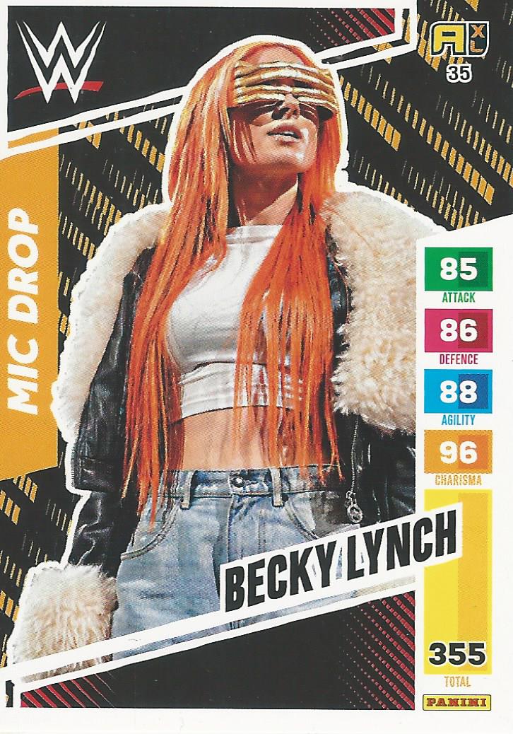 WWE Panini XL Adrenalyn 2024 Trading Cards Becky Lynch No.35 ...