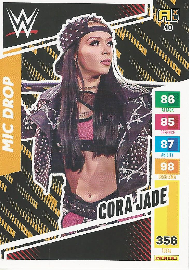 WWE Panini XL Adrenalyn 2024 Trading Cards Cora Jade No.40 – Wrestling ...