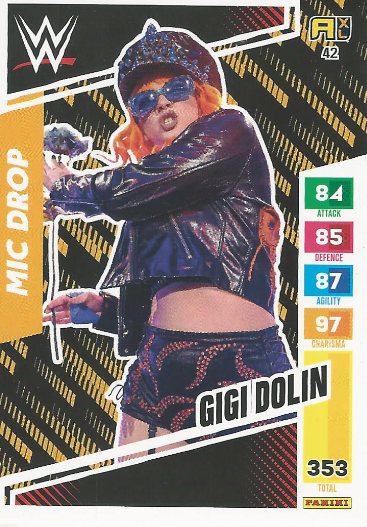 WWE Panini XL Adrenalyn 2024 Trading Cards Gigi Dolin No.42 – Wrestling ...