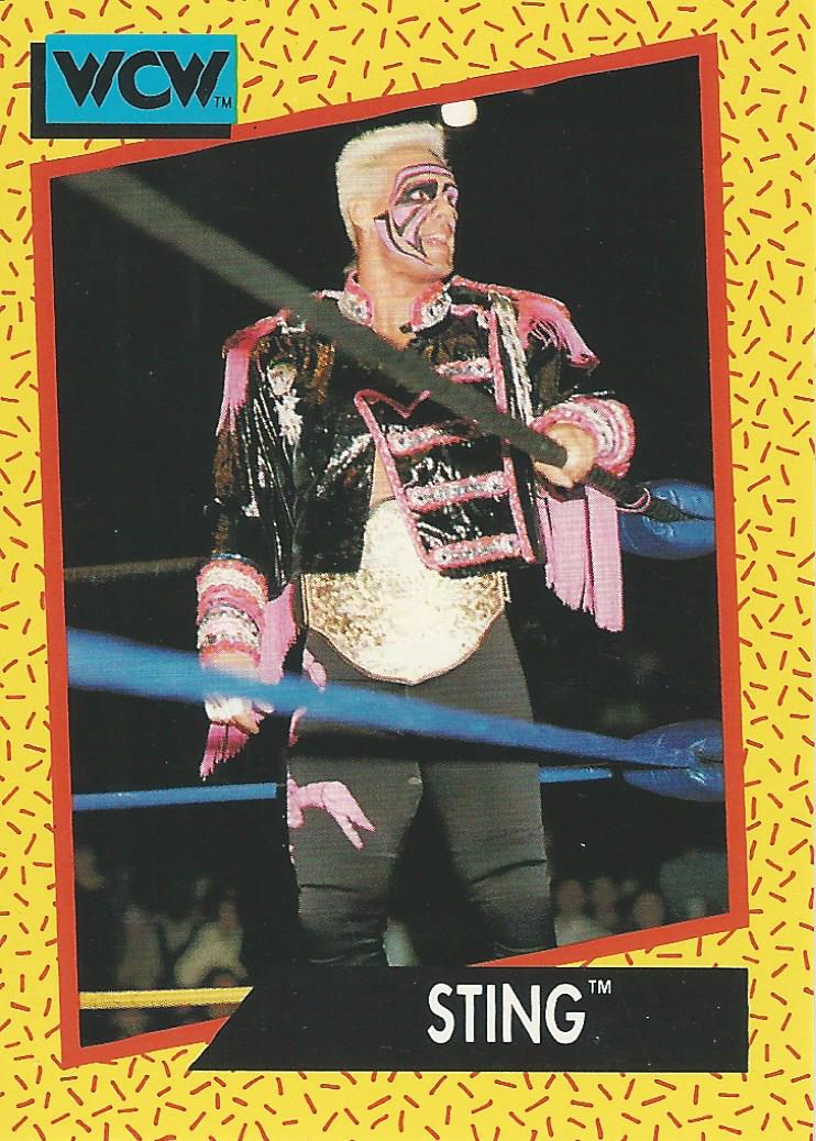 WCW Impel 1991 Trading Cards Sting No.4 – Wrestling Cards Worldwide