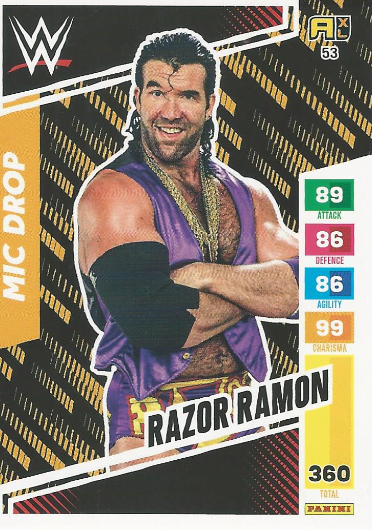 WWE Panini XL Adrenalyn 2024 Trading Cards Razor Ramon No.53 ...