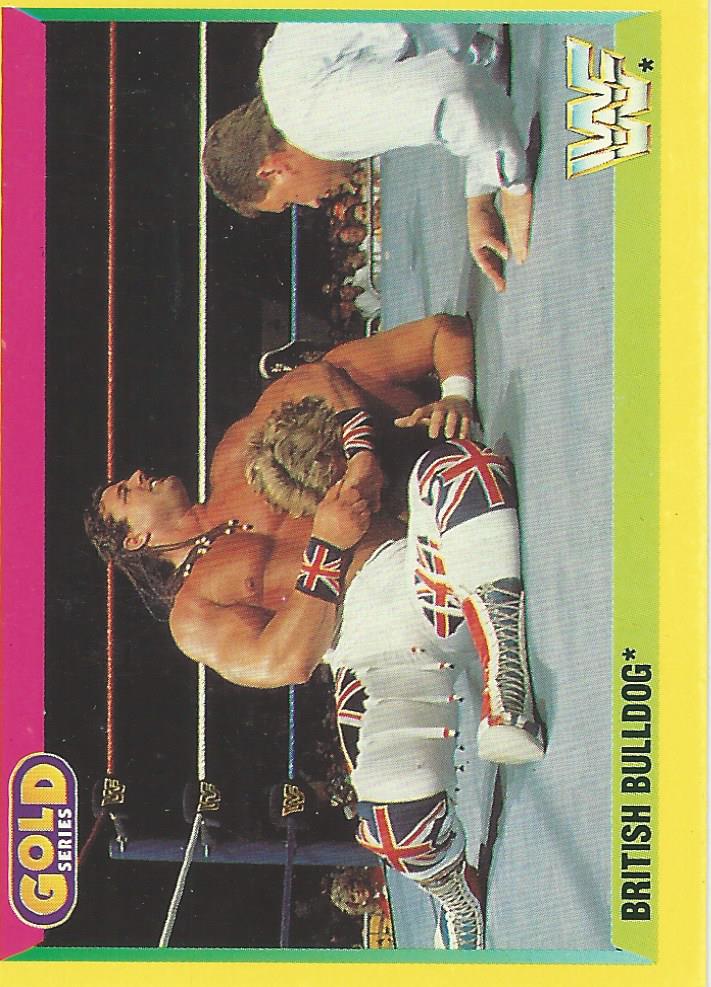 WWF Merlin Gold Series 2 1992 Trading Cards British Bulldog No.57 ...