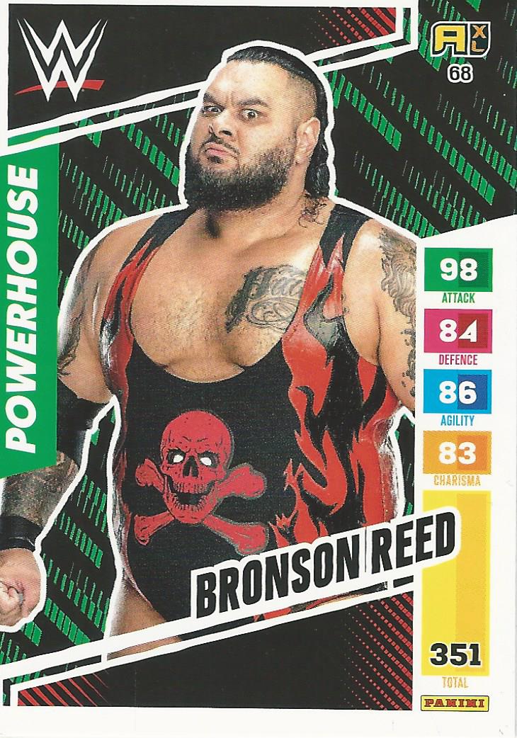 WWE Panini XL Adrenalyn 2024 Trading Cards Bronson Reed No.68 ...