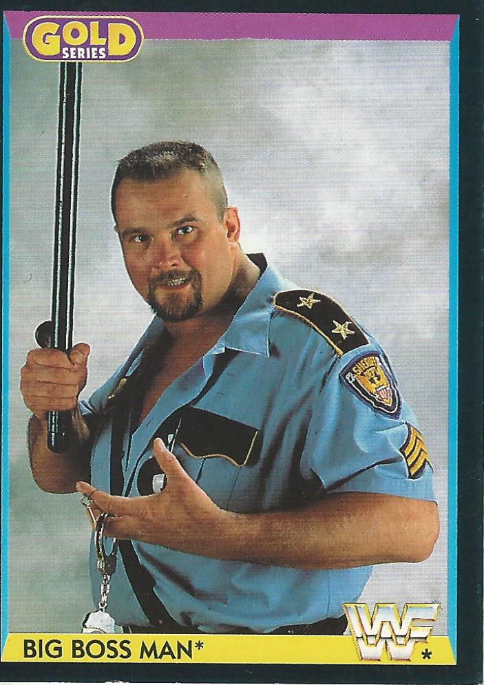 WWF Merlin Gold Series 1 1992 Trading Cards Big Boss Man No.73 ...