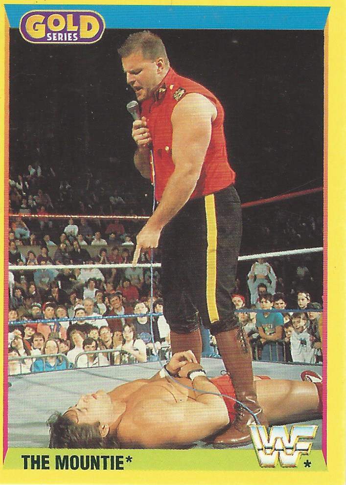 WWF Merlin Gold Series 2 1992 Trading Cards The Mountie No.83 ...