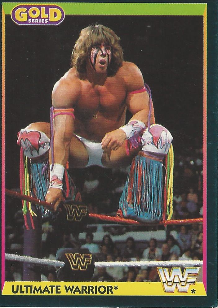 WWF Merlin Gold Series 1 1992 Trading Cards Ultimate Warrior No.88 ...