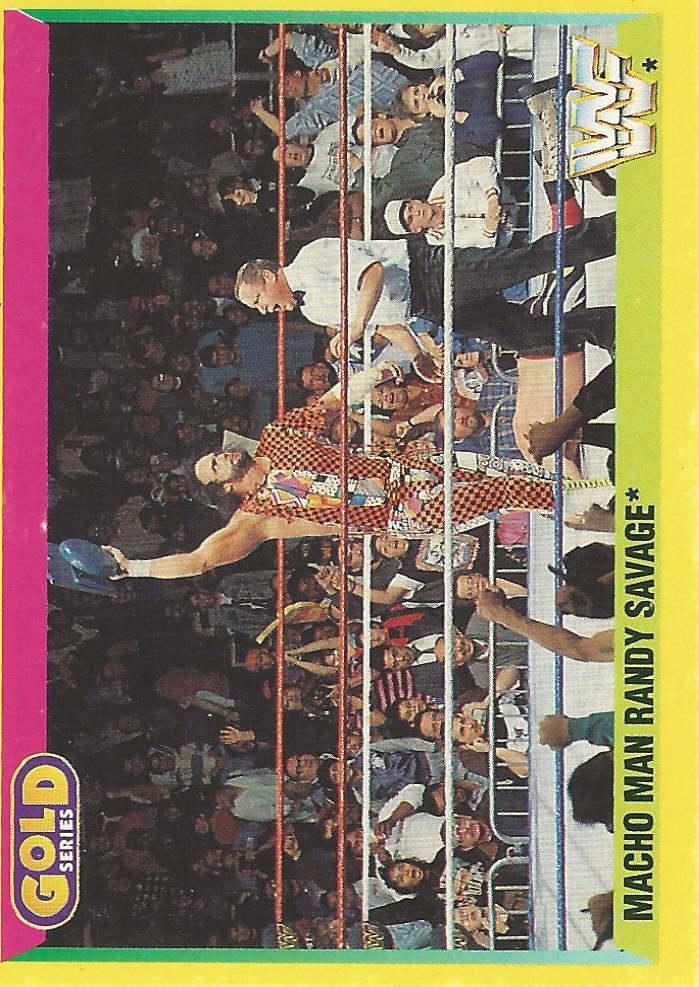 WWF Merlin Gold Series 2 1992 Trading Cards Macho Man Randy Savage No ...