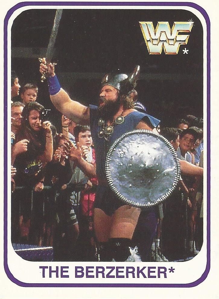 WWF Merlin 1991 Trading Cards Berzerker No.98 – Wrestling Cards Worldwide