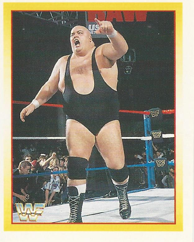 WWF Merlin Stickers 1995 King Kong Bundy No.193 – Wrestling Cards Worldwide