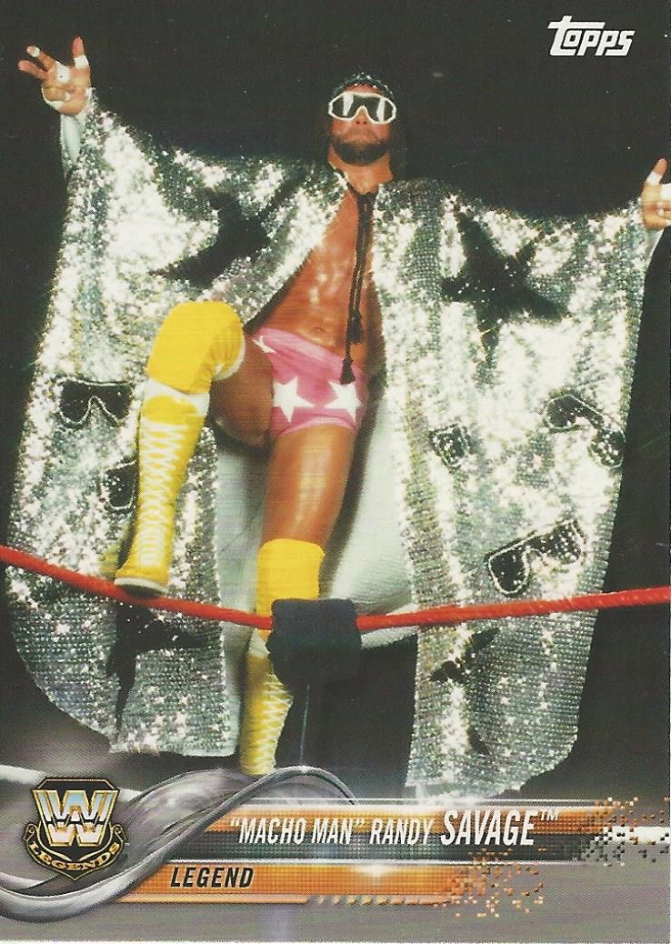 WWE Topps Then Now Forever 2018 Trading Cards Macho Man Randy Savage N ...