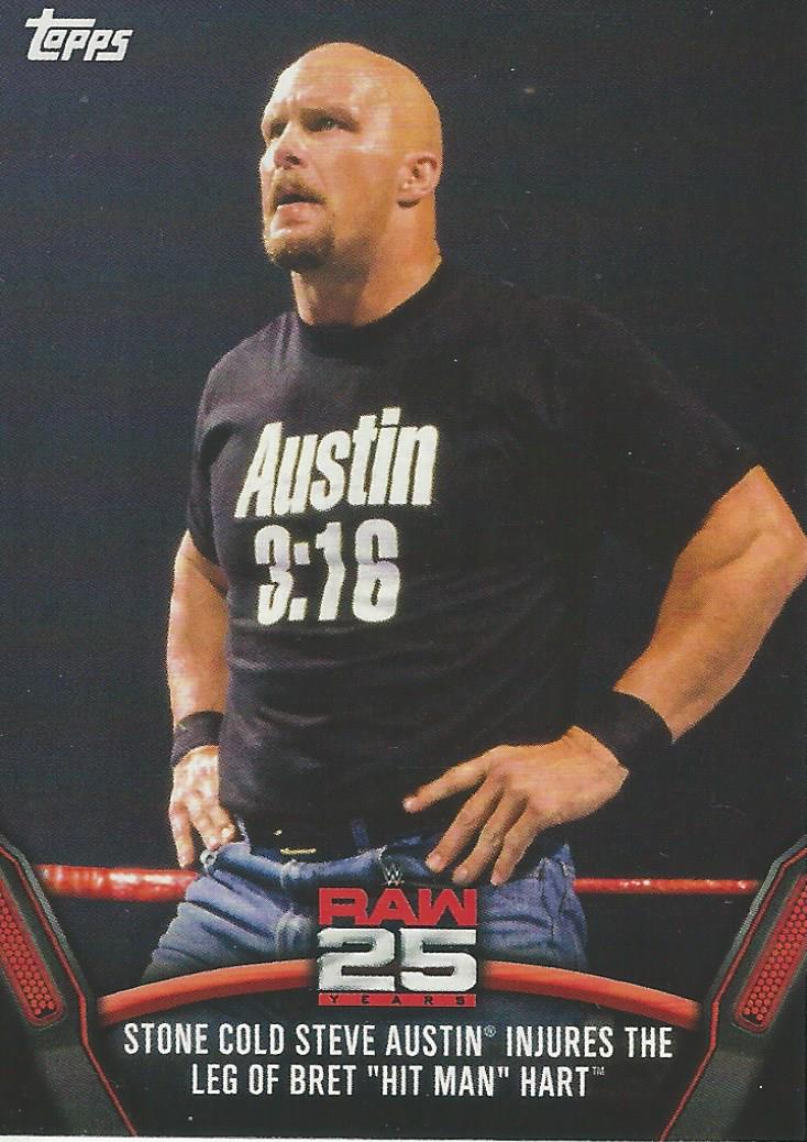 WWE Topps Then Now Forever 2018 Trading Cards Stone Cold Steve Austin ...
