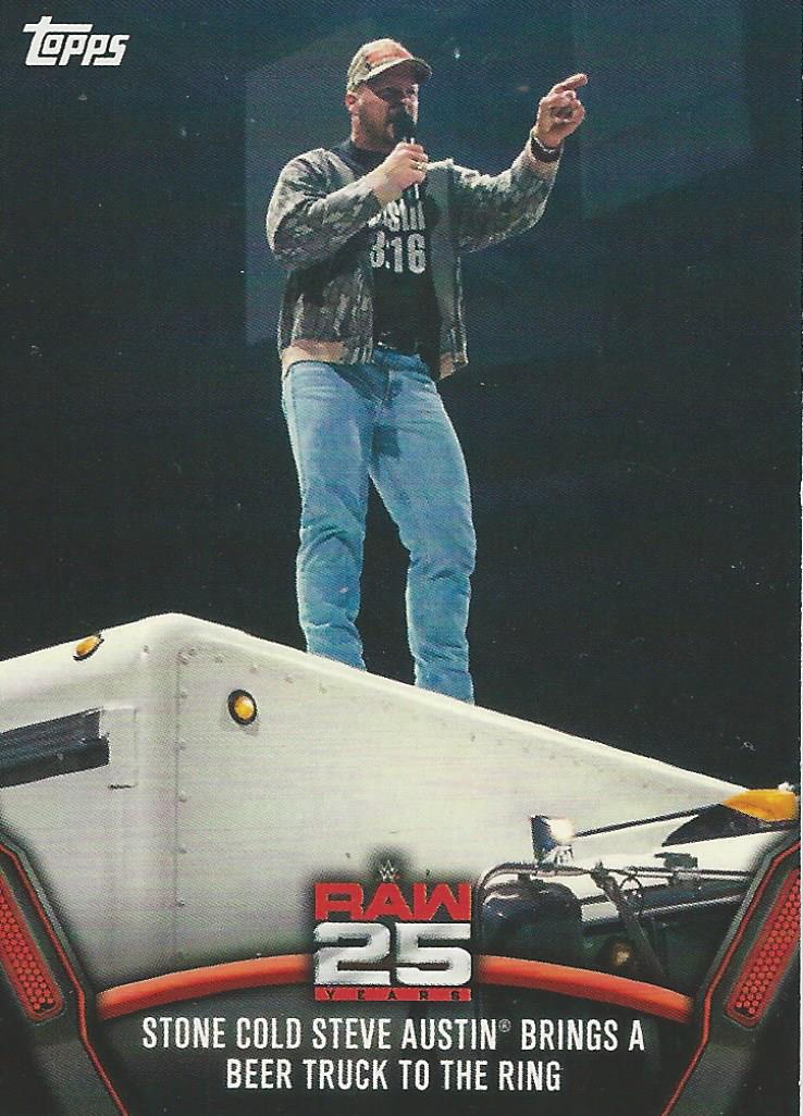 WWE Topps Then Now Forever 2018 Trading Cards Stone Cold Steve Austin ...