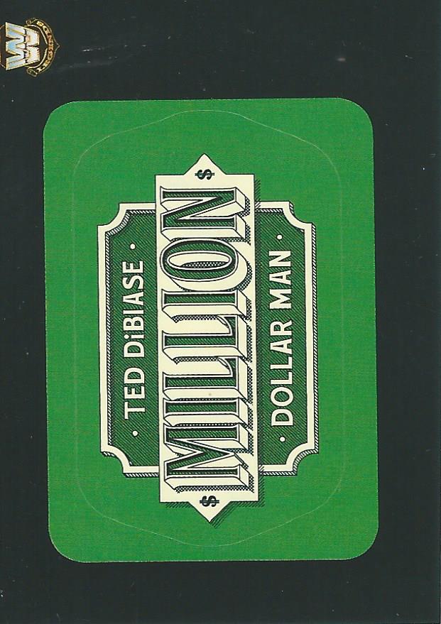 WWE Panini 2022 Sticker Collection Million Dollar Man Ted Dibiase No.3 ...